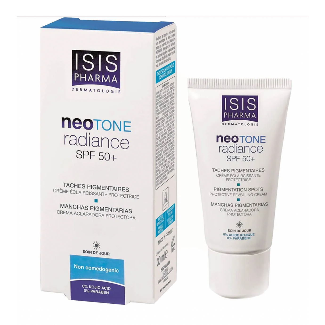 Isis Neotone Radiance SPF +50 Fluid 30 mL Isisnr – albayrouni Pharmacy